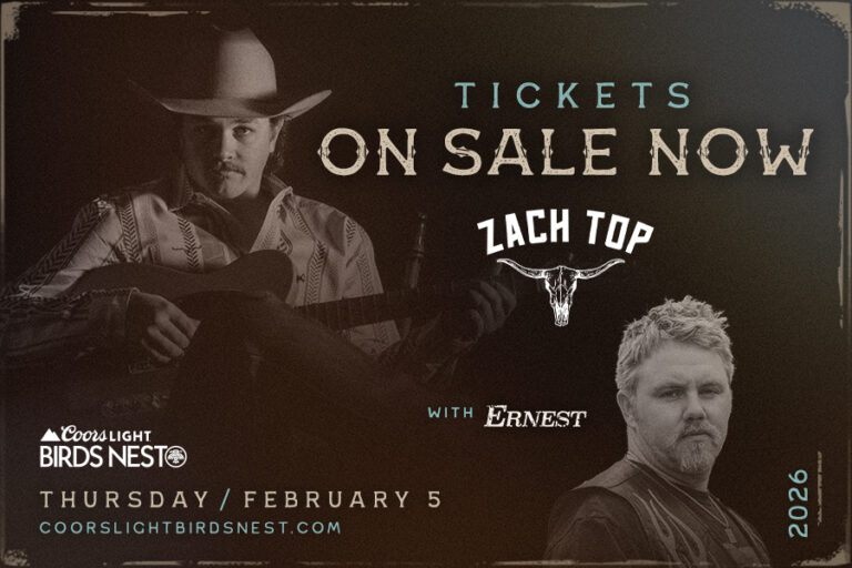 COUNTRY MUSIC BREAKOUT STAR ZACH TOP TO HEADLINE THURSDAY NIGHT OF 2026 ...